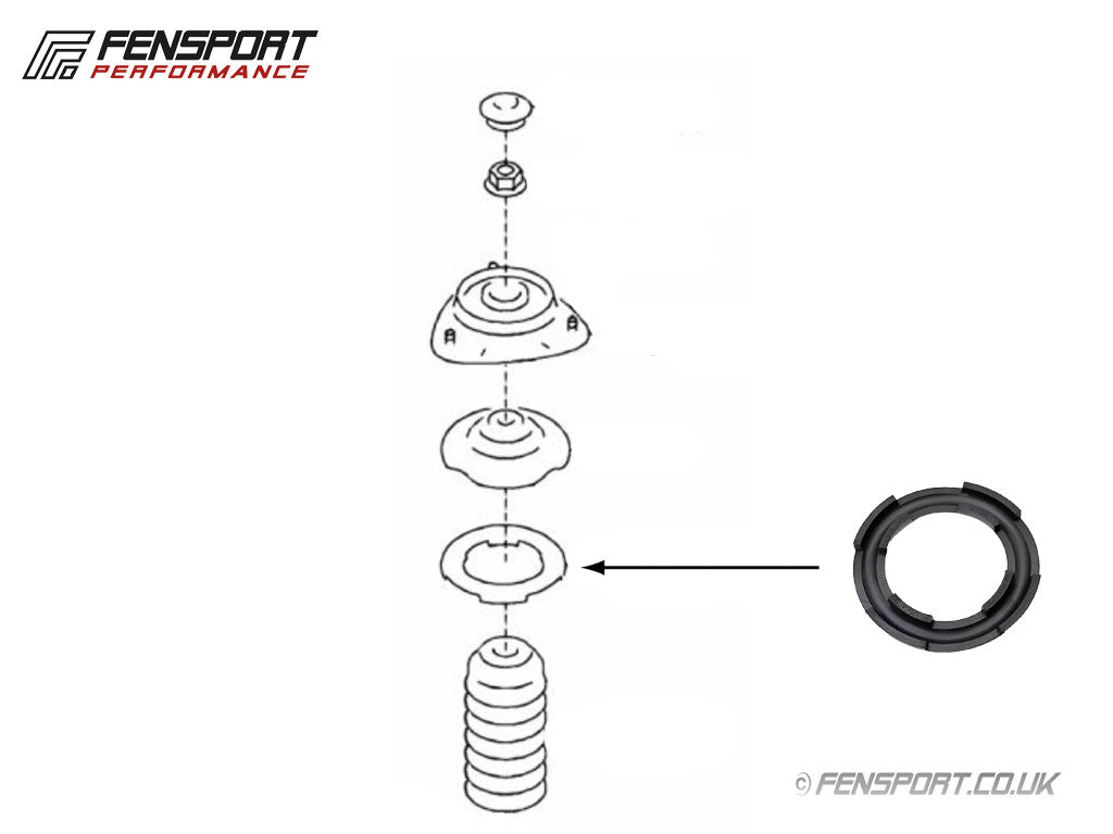 Spring Seat Rubber - Front Upper - Genuine - GT86 & BRZ – Fensport ...