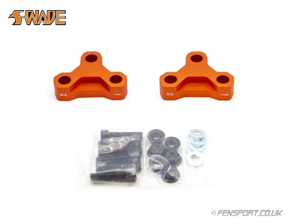 S Wave - Roll Centre Correction Spacer Set - Front - GR Yaris, Corolla ...