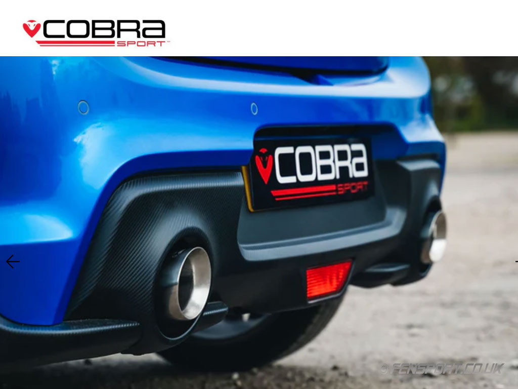 Cobra Exhaust System - Venom - Rear Axle Back - Swift Sport ZC33S ...