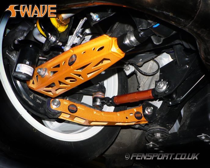 S Wave - Toe Control Arm Set - Alloy - Rear - GR86, GT86 & BRZ ...