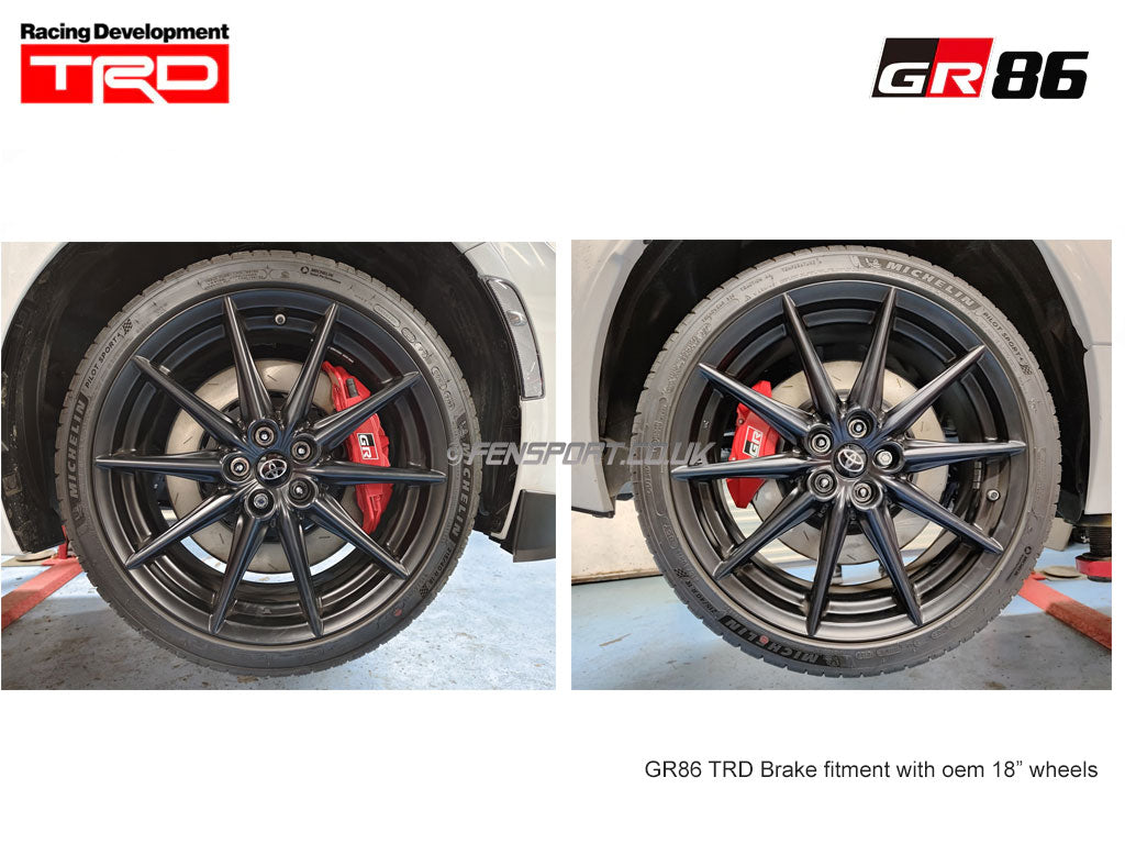TRD GR Monoblock Brake Kit - Complete brake kit - GR86 – Fensport ...