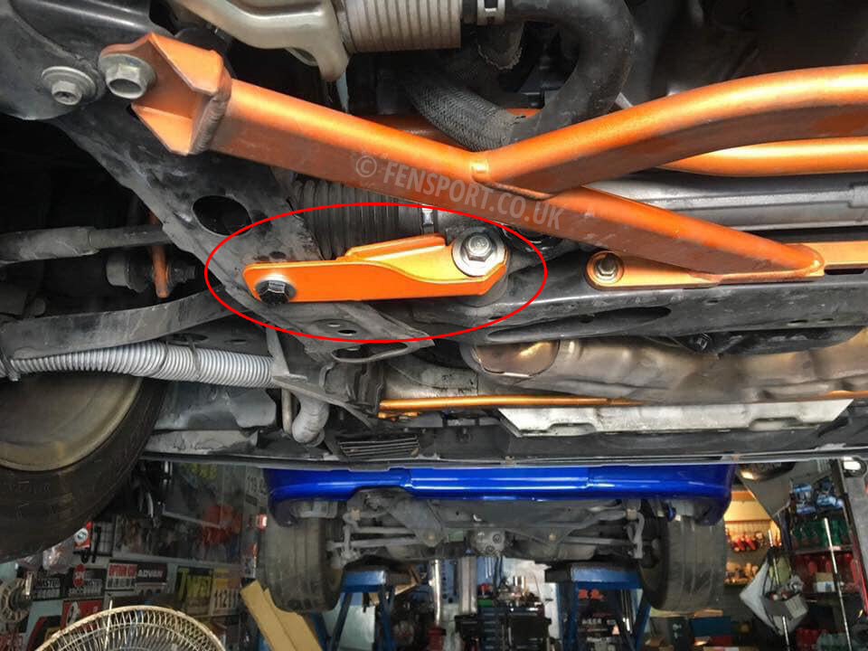 Summit Front Lower 2 Point Steering Rack to Subframe Brace - GR86, GT8 ...