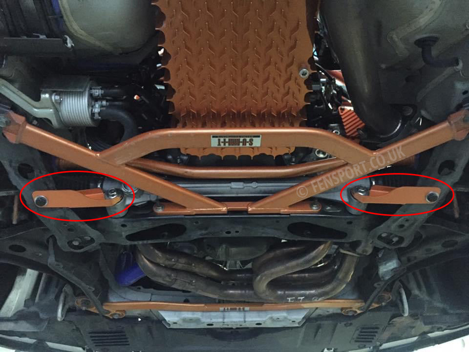 Summit Front Lower 2 Point Steering Rack to Subframe Brace - GR86, GT8 ...